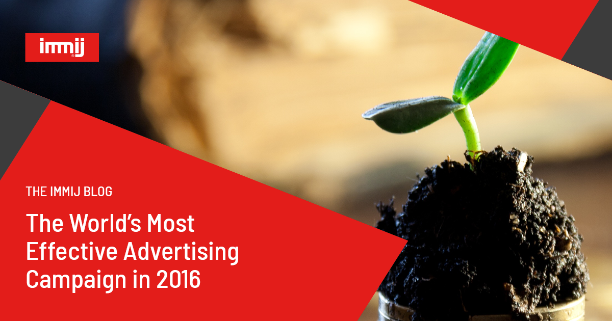 The World’s Most Effective Advertising Campaign in 2016