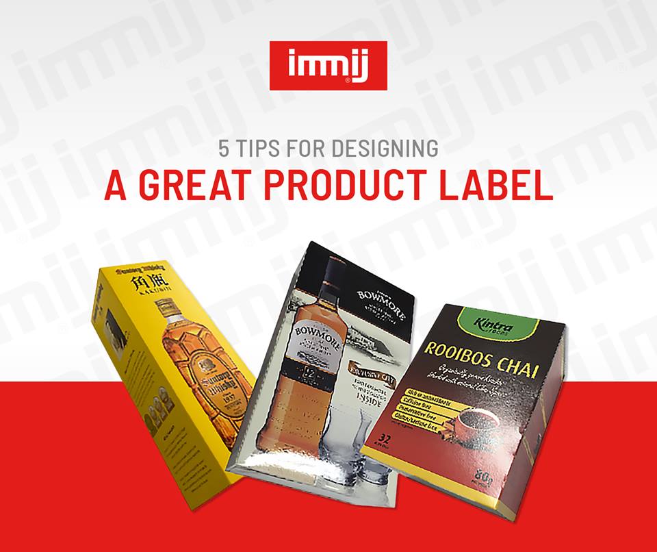 5 Tips for Designing a Great Product Label - Immij - Printing & Packaging