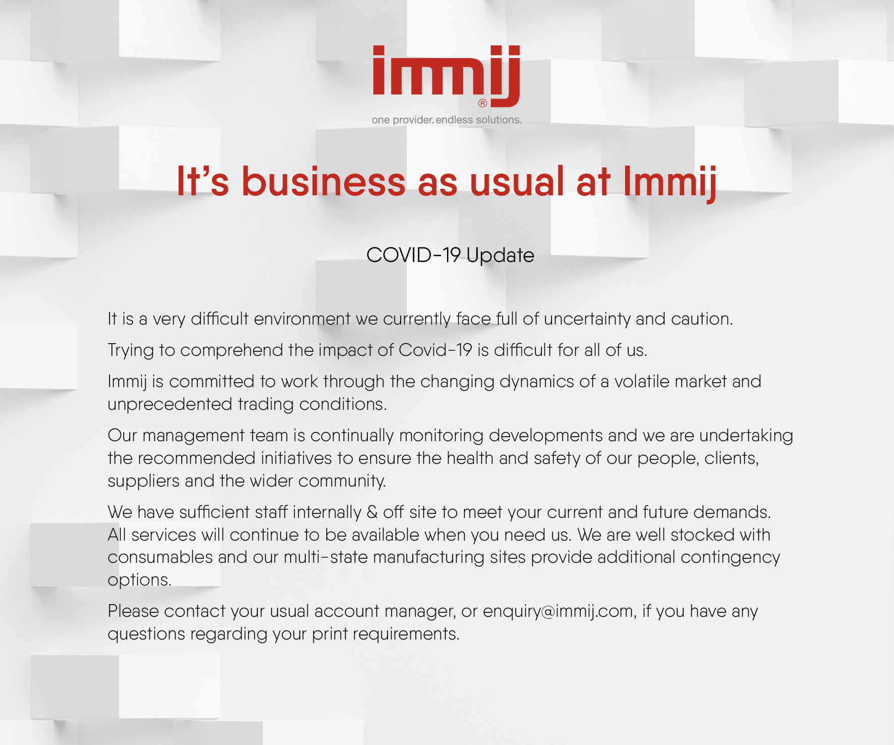 Immij - Unifying the Power of Print and Digital